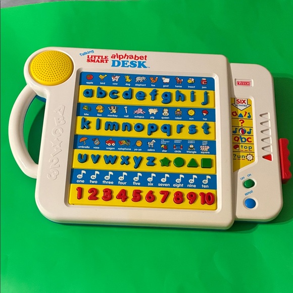 vtech | Toys | Vetch Vtg Talking Little Smart Alphabet Desk | Poshmark